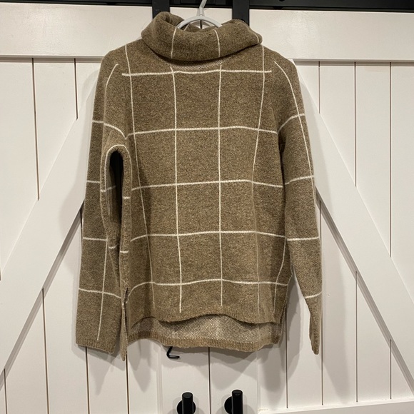 Evolution By Cyrus | Sweaters | Windowpane Turtleneck Sweater | Poshmark